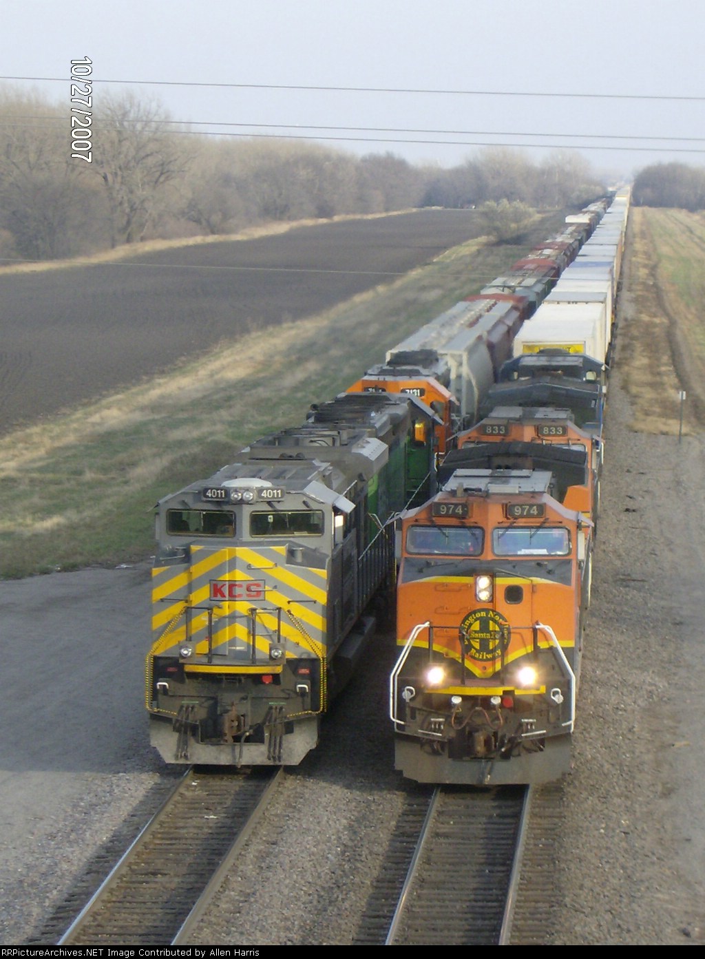 KCS 4011 BNSF 974